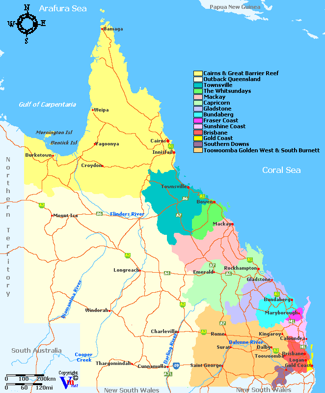 Queensland Maps Queensland Australia - Bank2home.com