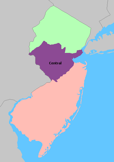 Map Of North Central Nj
